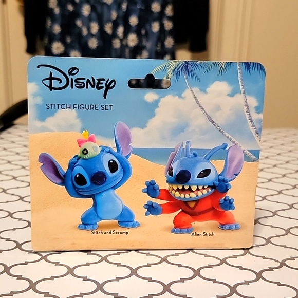 Disney | Toys | Disney Stitch Figure Set Of 2 | Poshmark